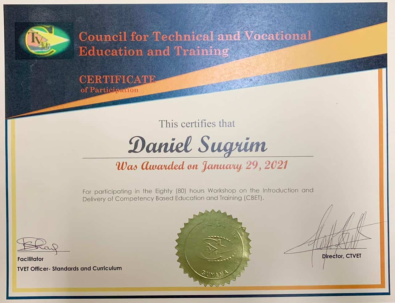 Certifications - ActionINVEST Caribbean Inc. Guyana